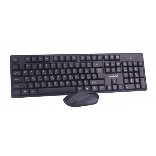 Makki Безжична Клавиатура+Мишка кирилизирана Keyboard+Mouse Wireless 2 ...