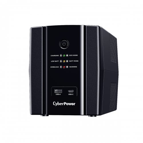 Енергоспестяващ UPS с AVR, 1500VA/900W, 4x Schuko, Runtime at 90W ( min ):60, Surge and Spike ...