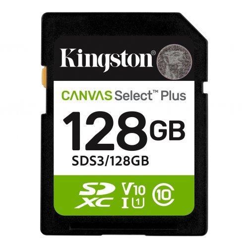 Флаш карта 128G SD KINGST CANVAS SEL+ G3