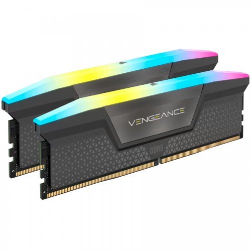 RAM памет DDR5 PC 64GB KIT 2x32GB 6000MHz CORSAIR VENGEANCE RGB DDR5 ...