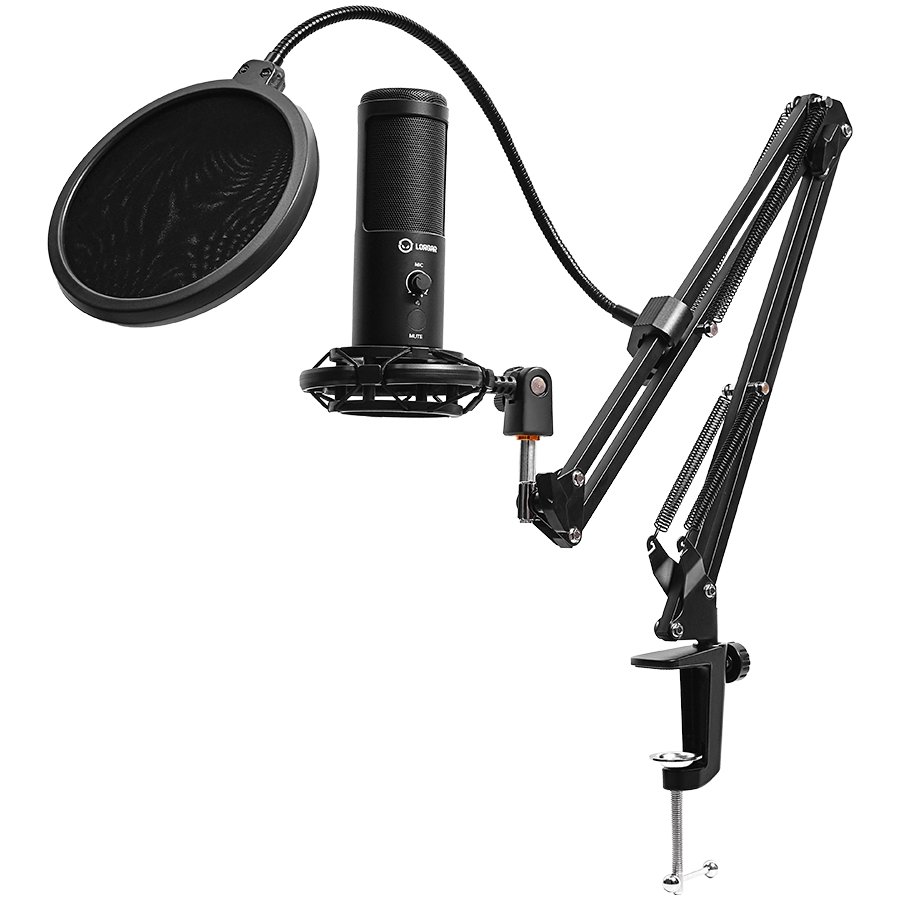 Микрофон LORGAR Voicer 931, Gaming Microphone, Black, USB condenser ...