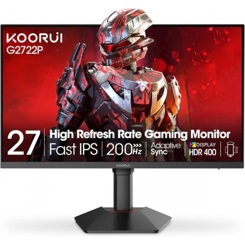 Монитор KOORUI 27" G2722P 6977295257003, IPS, 2560x1440, 200Hz, 1ms OD ...