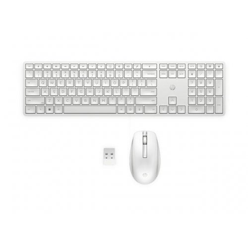 Клавиатура HP 655 White Wireless Keyboard and Mouse Combo