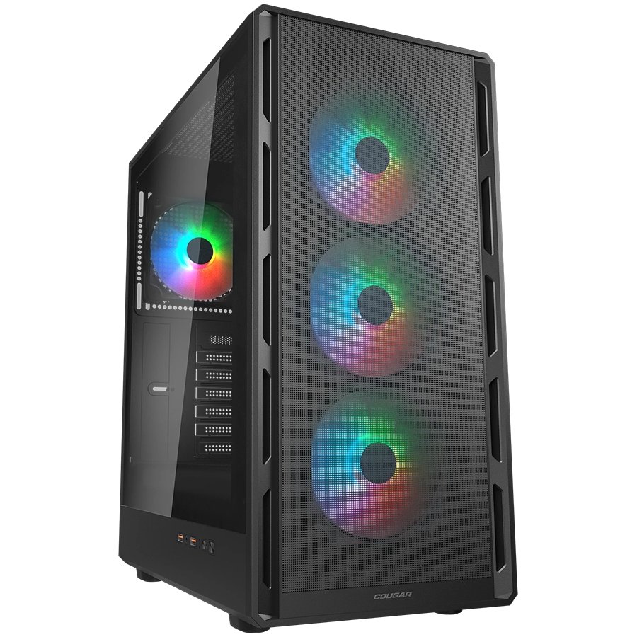 Компютърна кутия COUGAR GAMING CGR-2GA5B-RGB Mid Tower Black