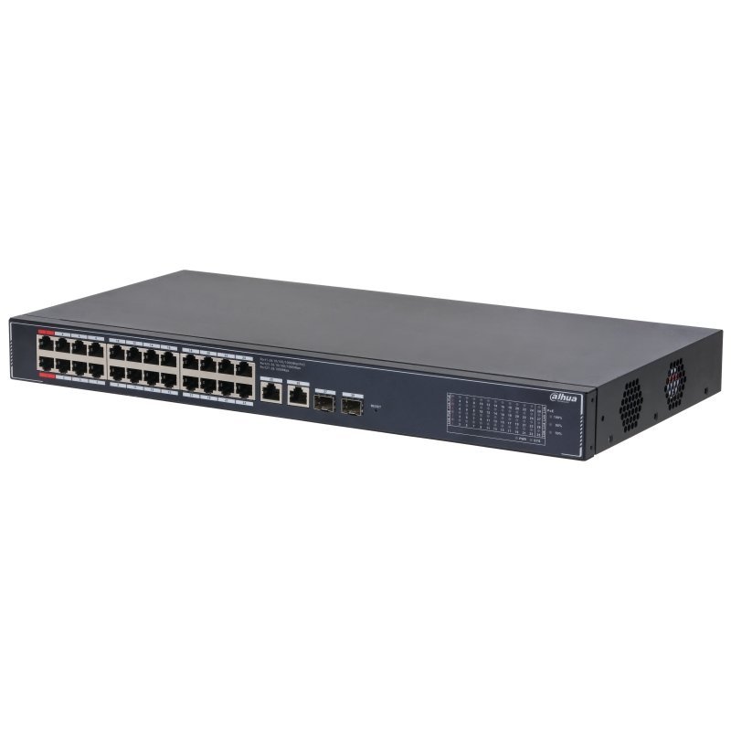 Суич Dahua SG4028LP 24x Gigabit PoE 2x SFP Managed