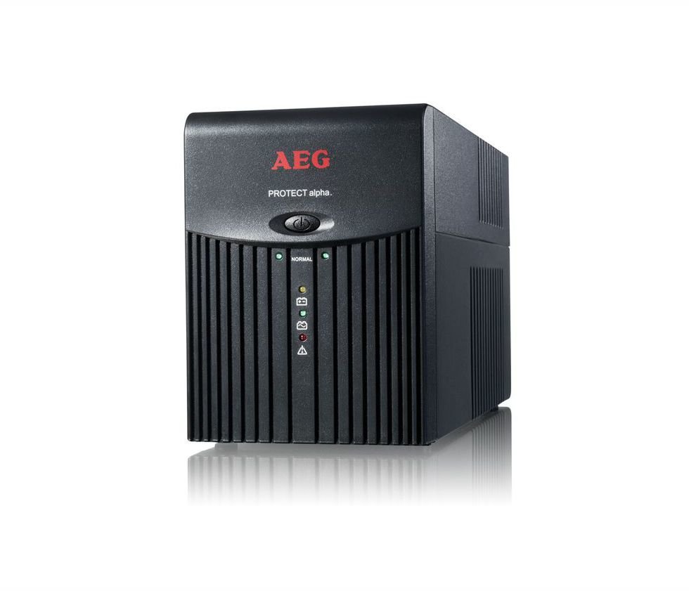 UPS AEG Protect Alpha 1200, 1200VA/600W, 230 V output, 5.2A Output ...