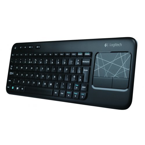 Logitech Wireless Touch Keyboard K400, 2.4 GHz, built-in touchpad with ...