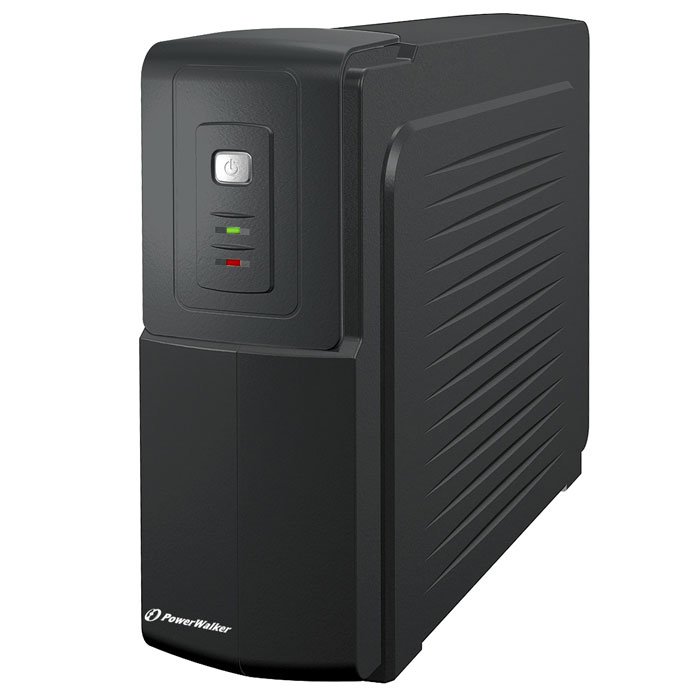 UPS PowerWalker VFD 600, 600VA/300W, Offline, 2x Schuko outlets, RJ11/RJ45 Surge Protection