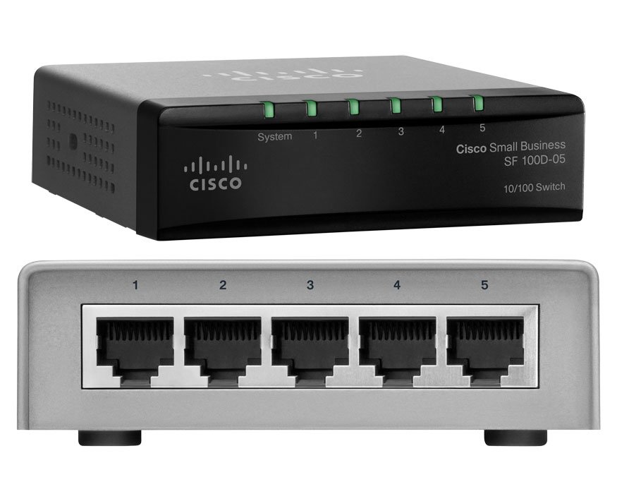 Cisco SF100D-05-EU, 5-Port 10/100 Switch