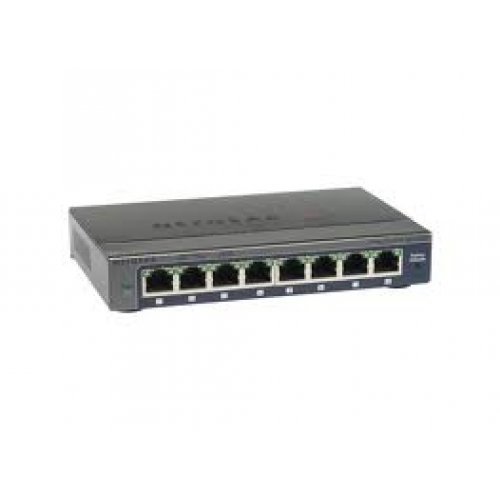 Netgear GS108E, 8 x 10/100/1000 Prosafe PLUS Gigabit switch (management ...