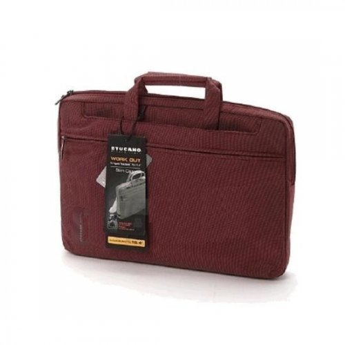 TUCANO WO-MB154-BX, Чанта за 15.4" MacBook Pro, Workout, цвят бордо