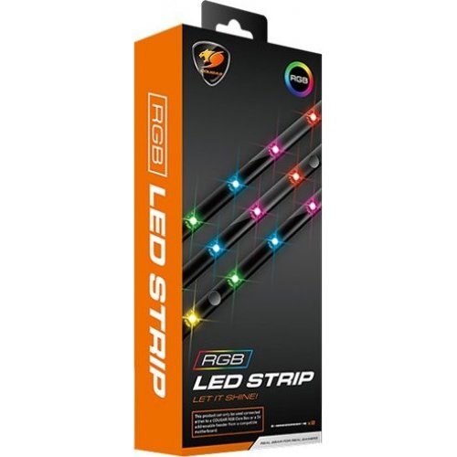 COUGAR ARGB LED STRIP, 15 LED Lights, 1.5W LED Power Consumption, Light ...