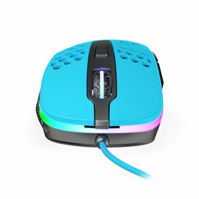 Xtrfy M4 Miami Blue, RGB, Геймърска мишка, Син