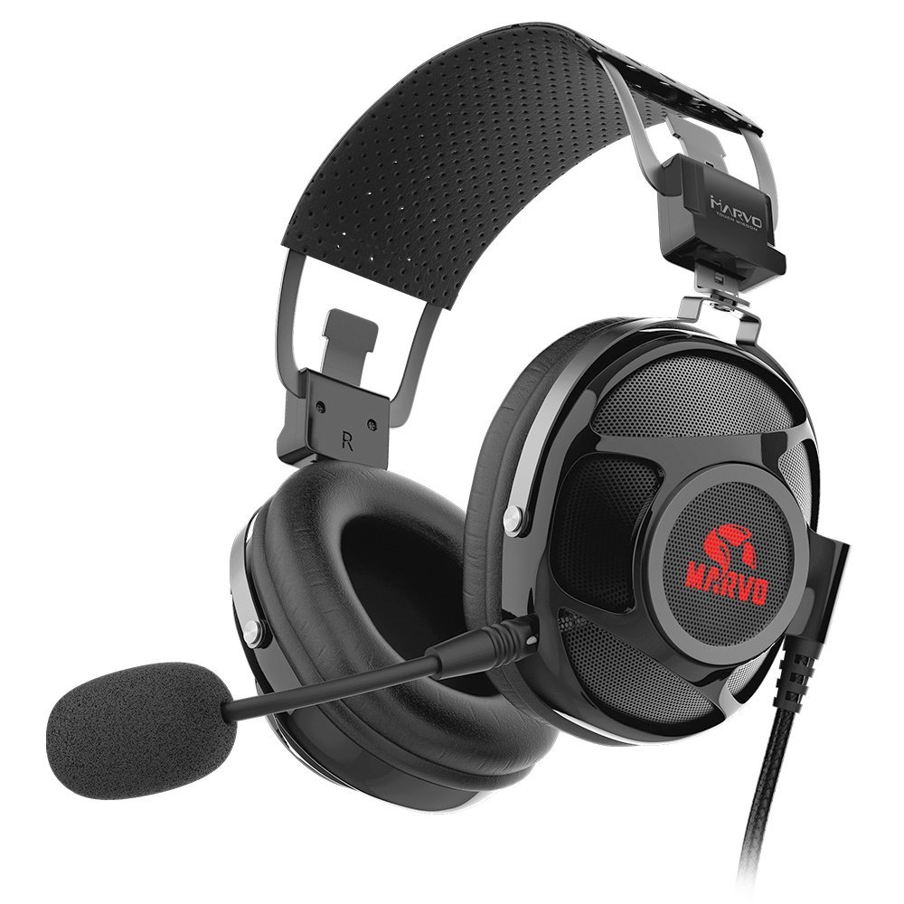 Marvo PRO Gaming Headphones HG9053 - 7.1 USB, backlight