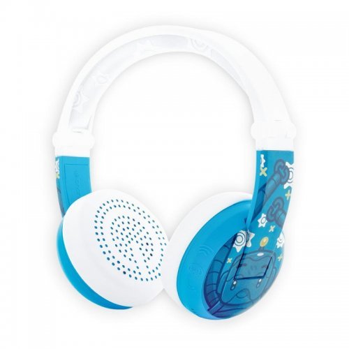 Слушалки BuddyPhones WAVE ROBOT – Bluetooth, сини
