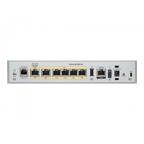 Безжичен рутер CISCO 867VAE Integrated Services Router VDSL2/ADSL2+ over