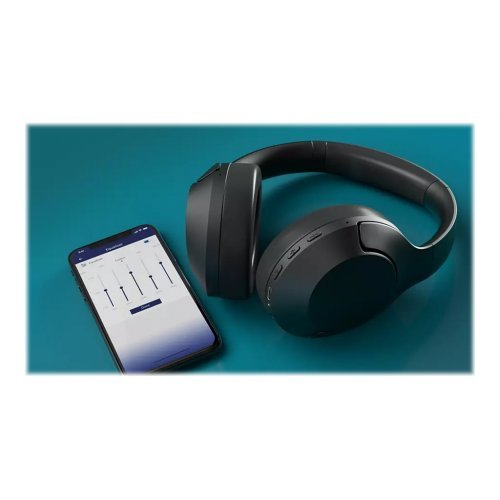 Слушалки PHILIPS Bluetooth over-ear ANC black Up to 60 hours playback ...