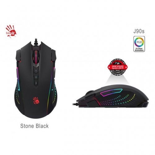 Мишка A4Tech BLOODY J90S USB RGB BLACK