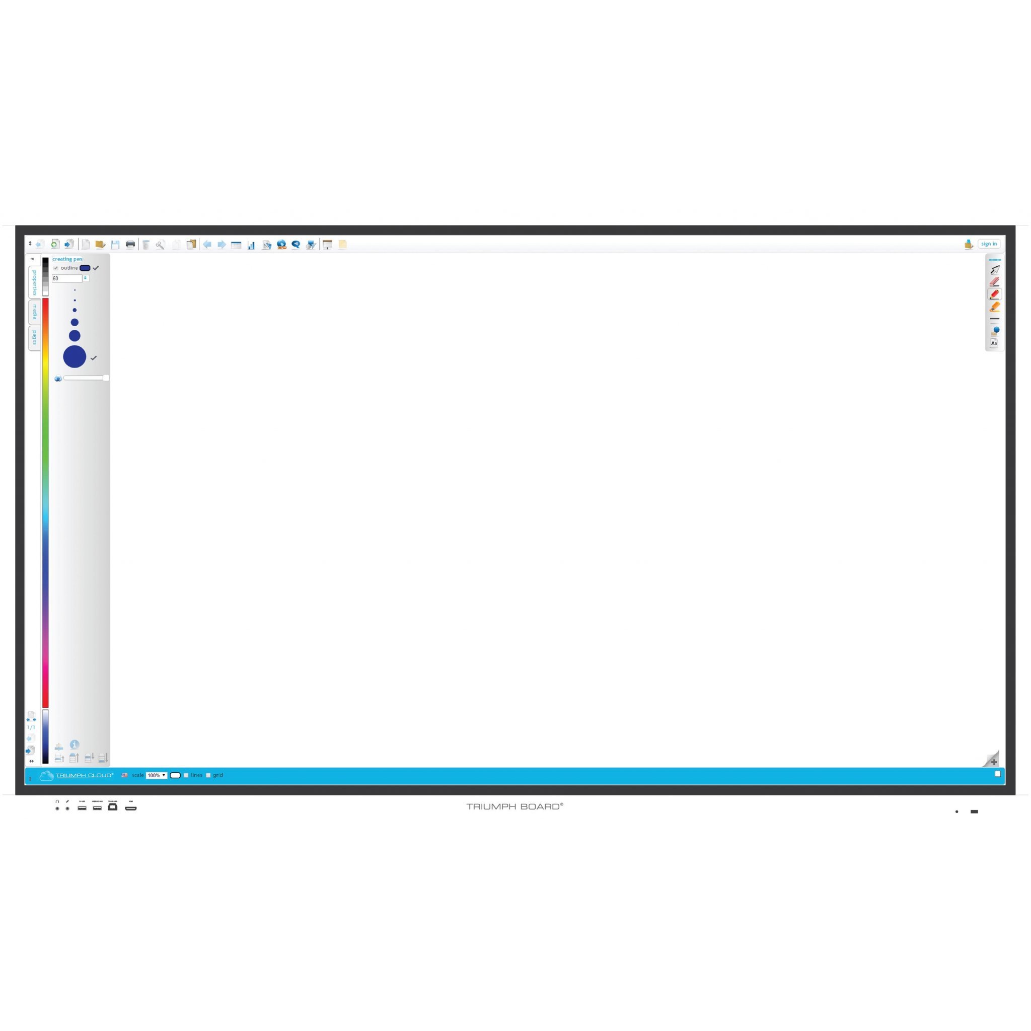 TRIUMPH BOARD 75" INTERACTIVE FLAT PANEL