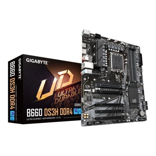 Дънна платка Gigabyte B660 DS3H DDR4, LGA 1700, Intel B660, 4x DDR4, ATX