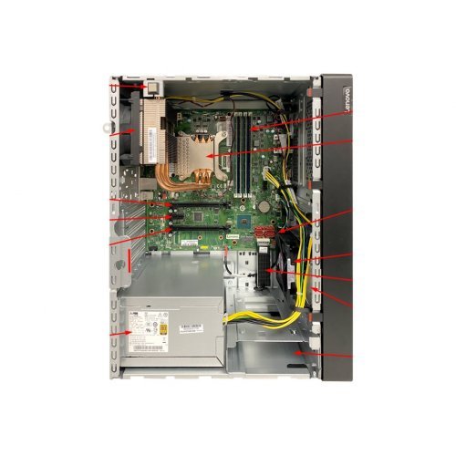 Сървър LENOVO ThinkSystem ST50 V2 Intel Xeon E-2324G 4C 3.1GHz 65W ...