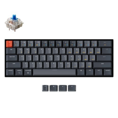 Клавиатура Keychron K12 Hot-Swappable Aluminum 60% Gateron Blue Switch ...