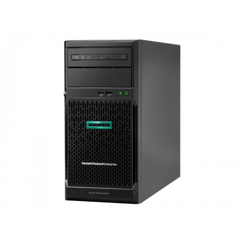 Сървър HPE ProLiant ML30 Gen10 Intel Xeon E-2314 ad-Core 2.8GHz 1x16GB-U 8xSFF Hot Plug VROC ...