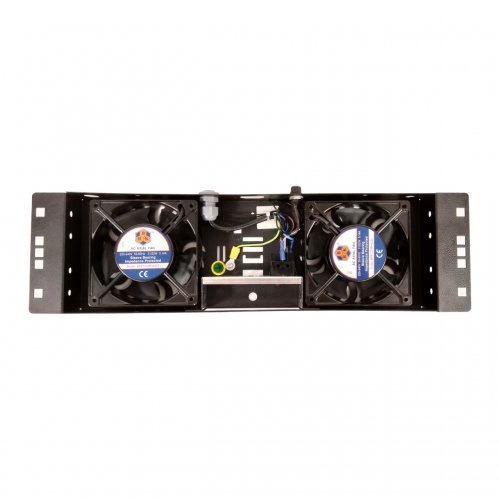 MIRSAN MR.FAN2ON.01 :: Вентилаторен блок за 19" шкаф, 2 вентилатора, on ...