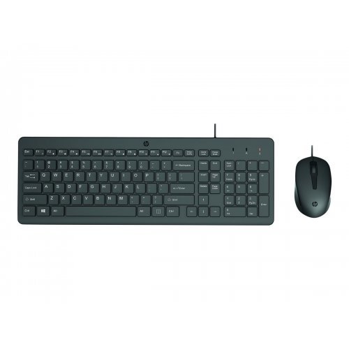 Клавиатура HP 100 Wired Mouse and Keyboard (BG)