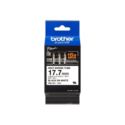 BROTHER Ribbon thermo retractable 1.7mm-1.5m cables 5.4-10.6mm