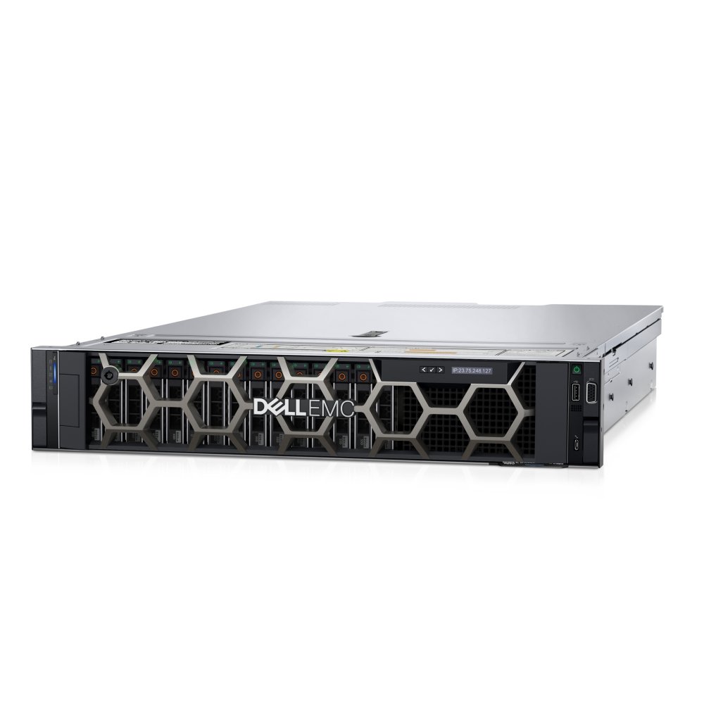 Сървър Dell PowerEdge R550, Chassis 8x 3.5", Intel Xeon Silver 4310 12C ...