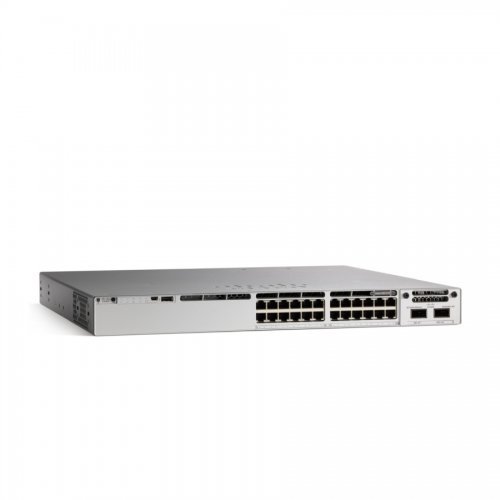 Суич Cisco Catalyst 9300 24-port 1G copper, with fixed 4x1G SFP uplinks ...