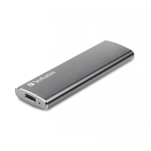 Външен диск Verbatim 480GB ,Vx500 External SSD, USB 3.1 Gen2 Type-C, Read 500MB/s, Write 440MB/s