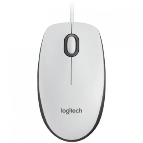Мишка LOGITECH M100 Corded Mouse-WHITE