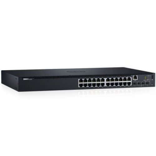 Суич Dell Networking N1524, 24x 1GbE + 4x 10GbE SFP+ fixed ports ...