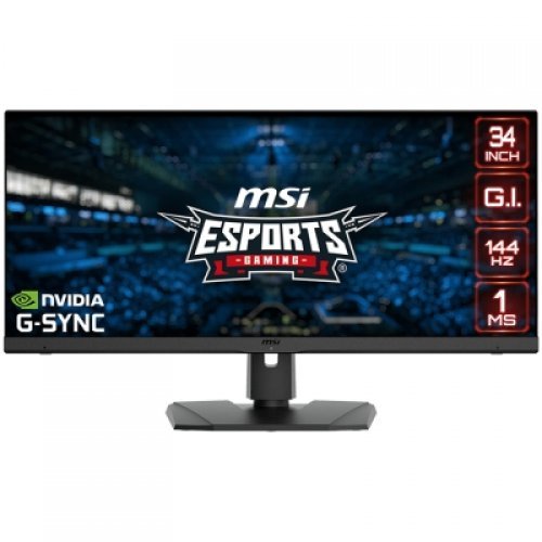 Монитор MSI Optix MPG341QR Gaming Monitor, 34" 144Hz, UWQHD (3440x1440 ...