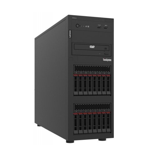 Сървър Lenovo ThinkSystem ST250 V2, Xeon E-2378 (8C 2.6GHz 16MB Cache ...