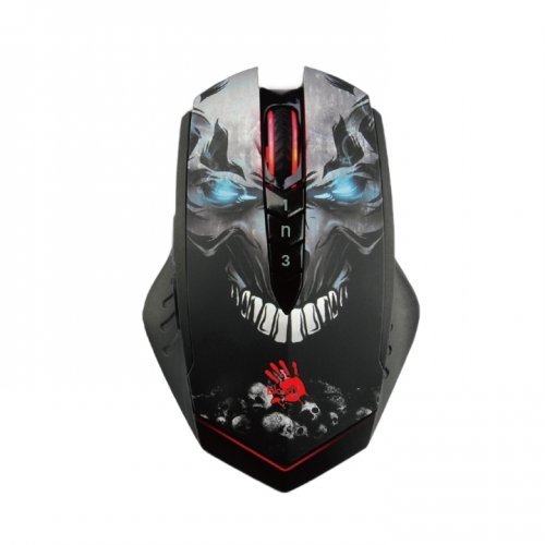 Мишка A4Tech Bloody R80 Plus, Оптична, 2.4 GHz, Black