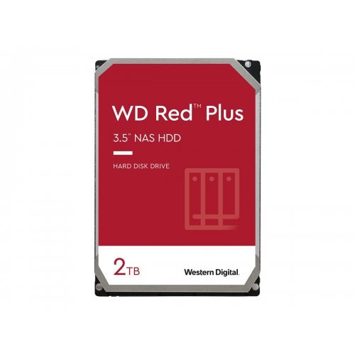 Твърд диск Western Digital Red Plus 2TB SATA 6Gb/s 5400rpm 128MB Bulk ...