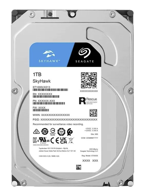 Твърд диск SEAGATE 1TB SkyHawk Surveillance ST1000VX013 CMR 256MB ...