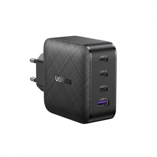 Ugreen универсално зарядно за стена Charger Wall 65W GaN CD224, 1 x USB-A, 3 x Type-C - 70774
