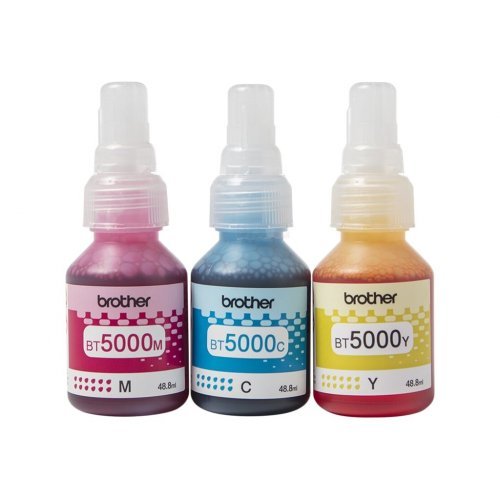 BROTHER BT5000 Ink Bottle Value Pack 1x C/M/Y