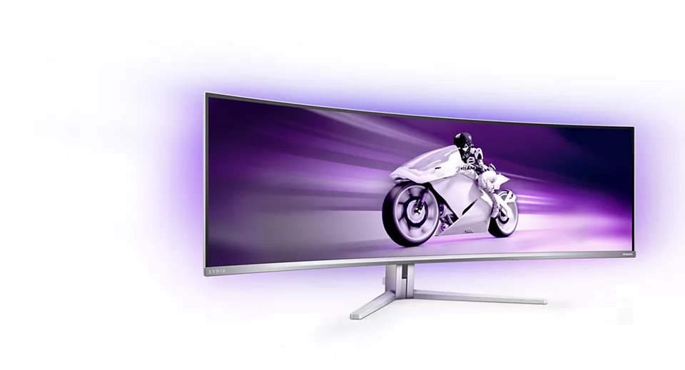 Монитор Philips 49M2C8900, 48.8" Curved 1800R QD-OLED, 5120x1440@240Hz ...