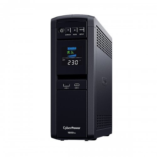 UPS устройство CyberPower 1600VA/1000W, 6x Schuko, Runtime at 500W ( min ):9.7, Surge and Spike ...