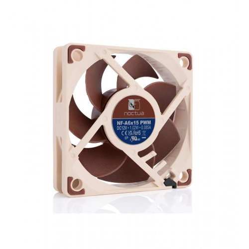 Охлаждане Noctua Fan 60x60x15mm PWM 550-3500rpm NF-A6x15 PWM