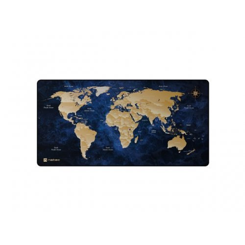 Natec Mouse Pad World Deep Map MAXI 800x400 mm