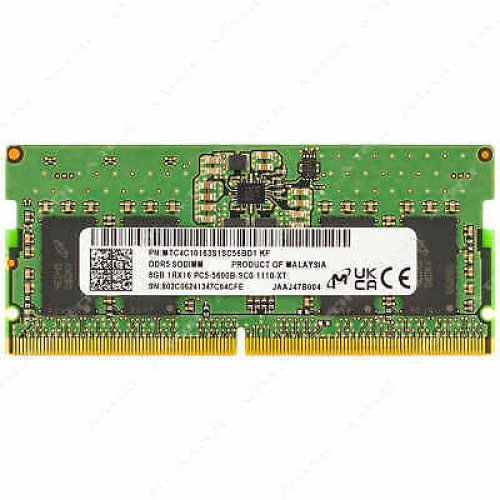 RAM памет DDR5 SODIMM 8GB 5600MHz Micron/Hynix